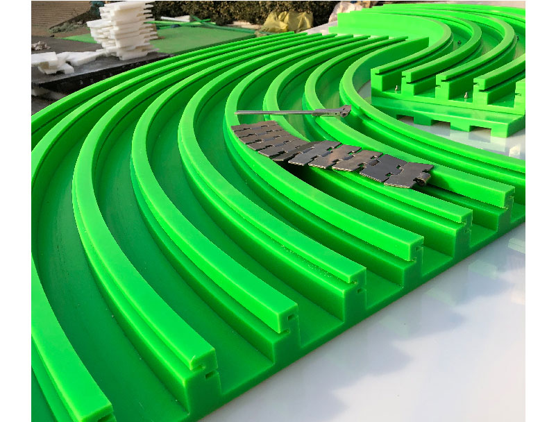 Curved rails with complete specifications - Jincheng plastic