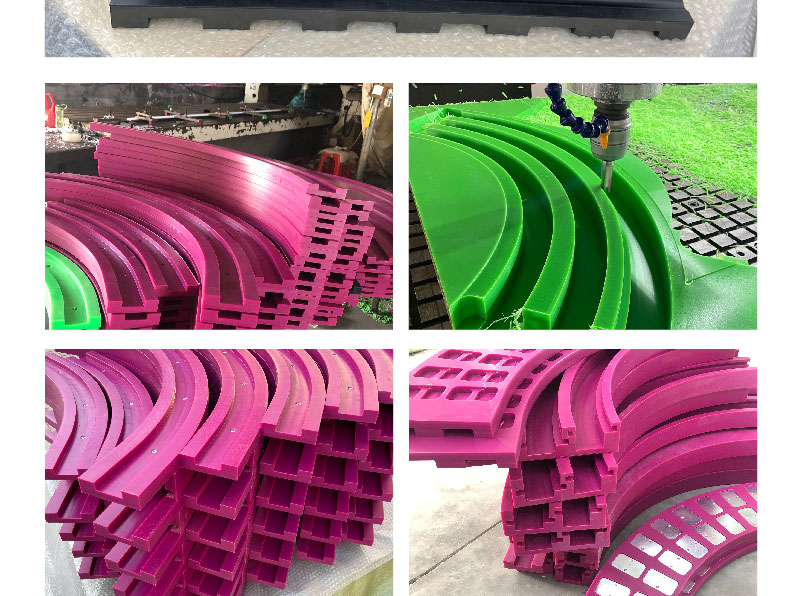 Curved rails with complete specifications - Jincheng plastic